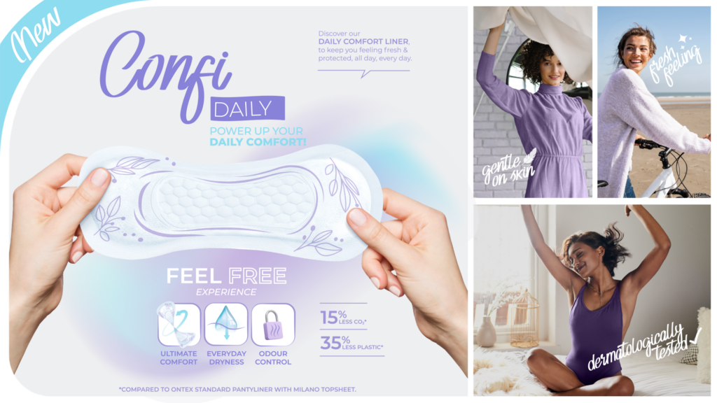 Ontex introduces 2 innovations in feminine care